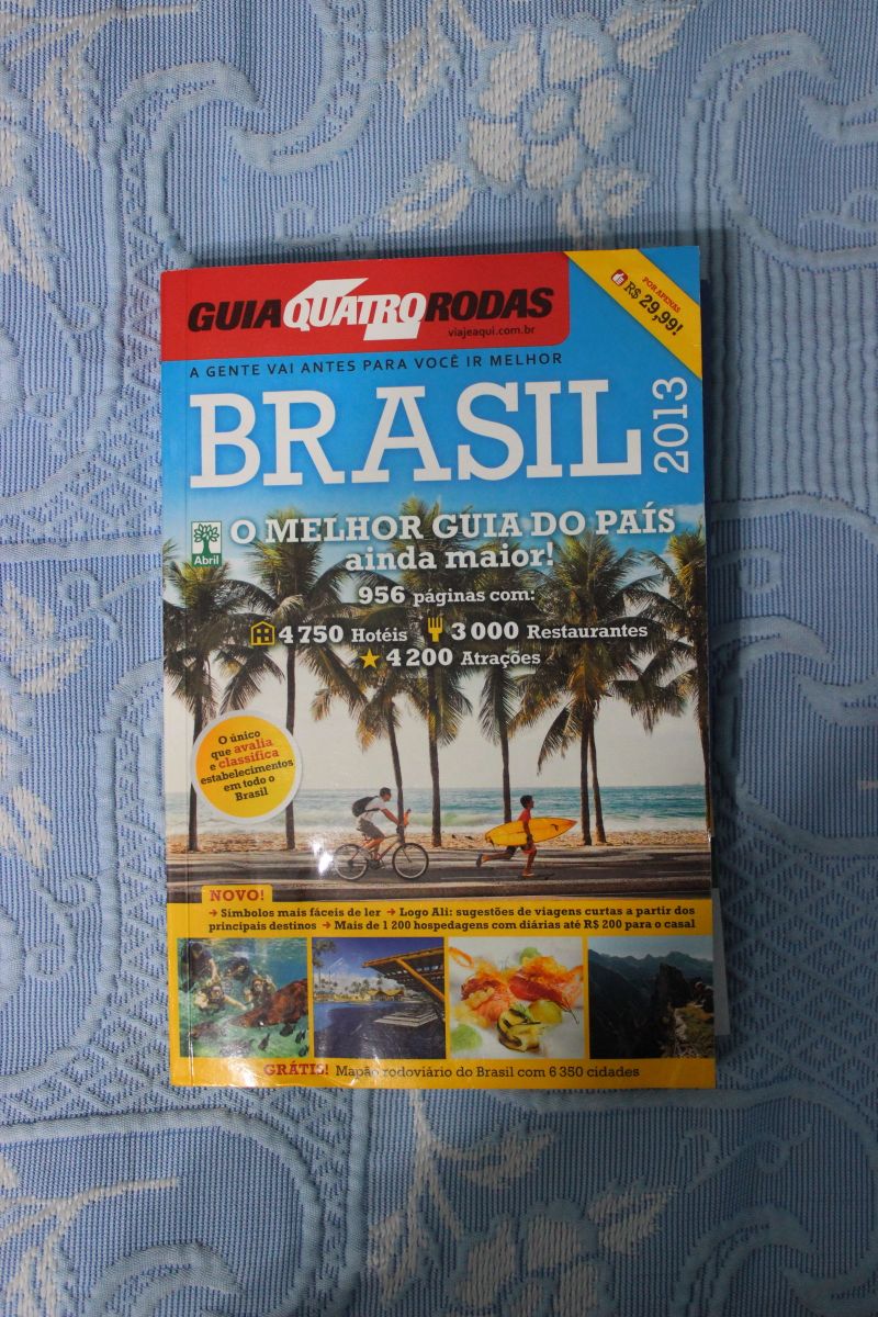 Guia 4 Rodas Brasil 2013 | Livro Editora Abril Nunca Usado 24519361 ...