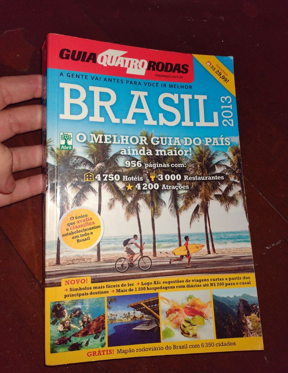 Guia Brasil 4 Rodas | Livro Abril Usado 64856065 | enjoei