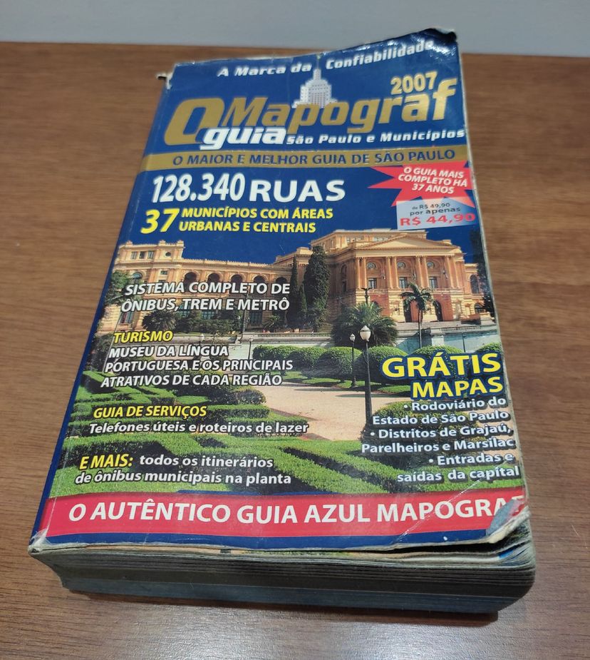 Guia de Ruas de São Paulo e Municípios Relíquia | Produto Vintage e ...