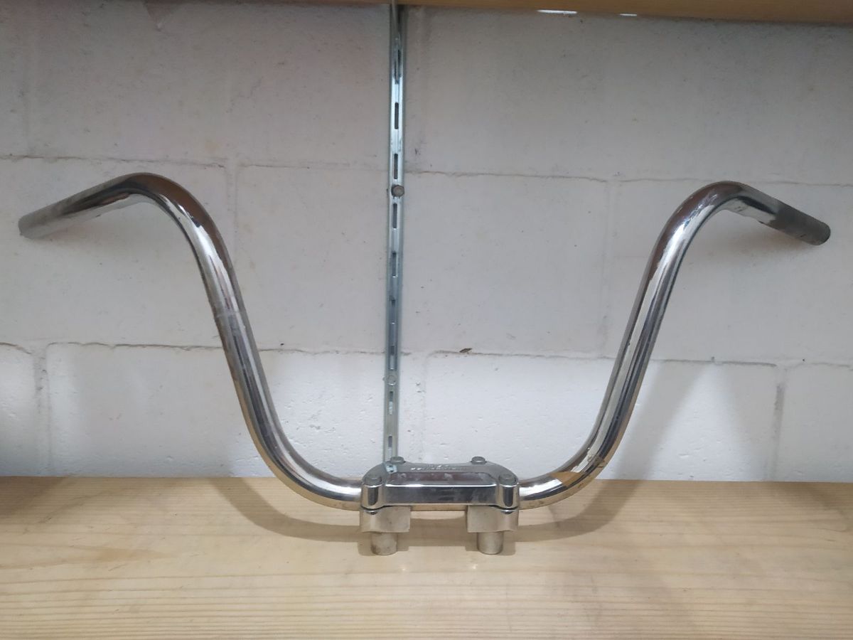 Guidão com Riser Dyna Street Bob | Carro Harley Davidson Usado 74247004 ...