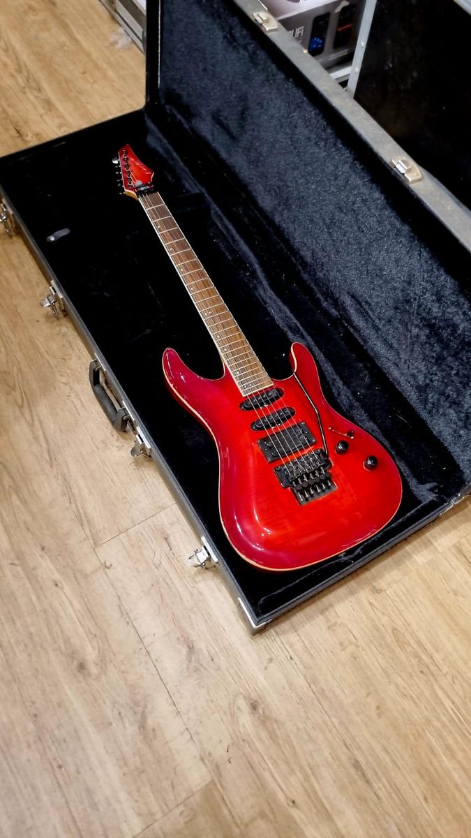 Guitarra Benson Custom Series Stx Avenger Translucid Red + Cachimbo e ...
