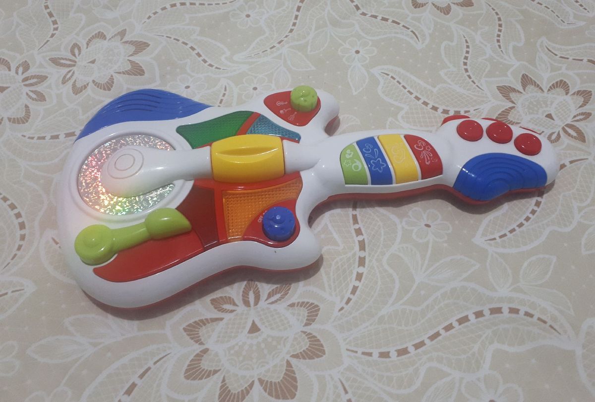 Guitarra Interativa Hap-p-kid Toy | Brinquedo para Bebês Hap P Kid Toy ...