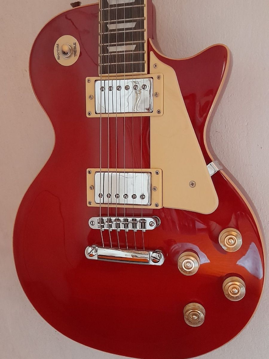 Guitarra Les Paul | Item de Música Strinberg Les Paul Lps 230 Vermelha ...