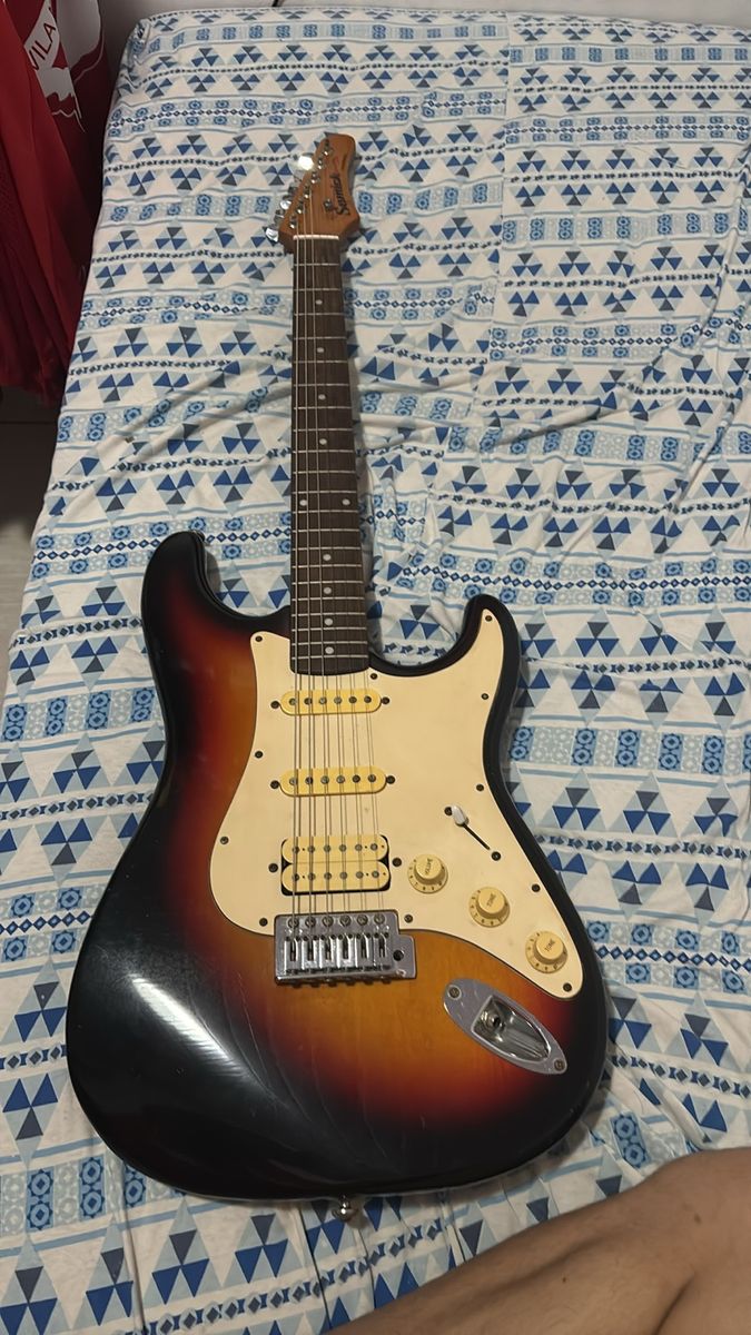 Guitarra Samick Established 1958 Original, Cordas Novas e Parte Elétrica Intacta | Cacareco ...