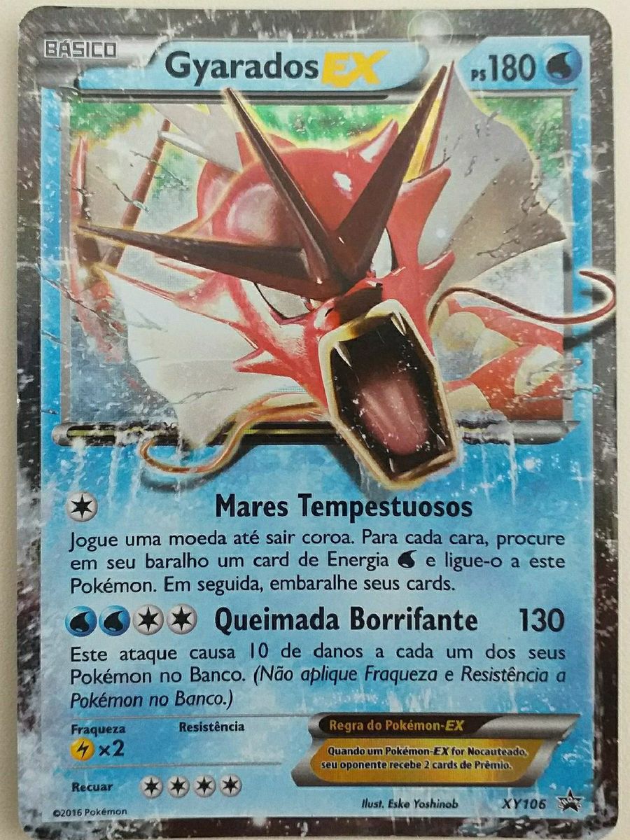 Gyarados Ex | Produto Masculino Pokémon Nunca Usado 80651276 | enjoei