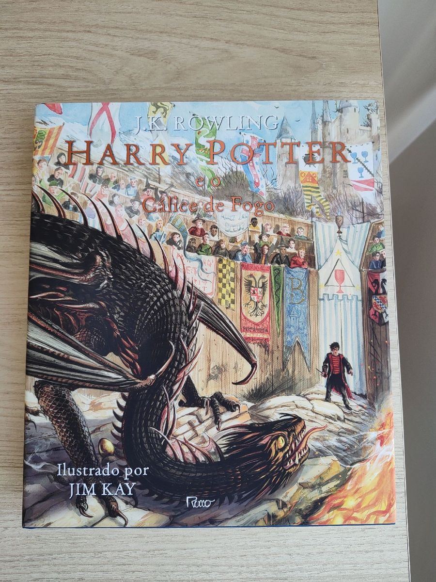 Harry Potter e O Cálice de Fogo Ilustrado Edição Ilustrada por Jim Kay ...