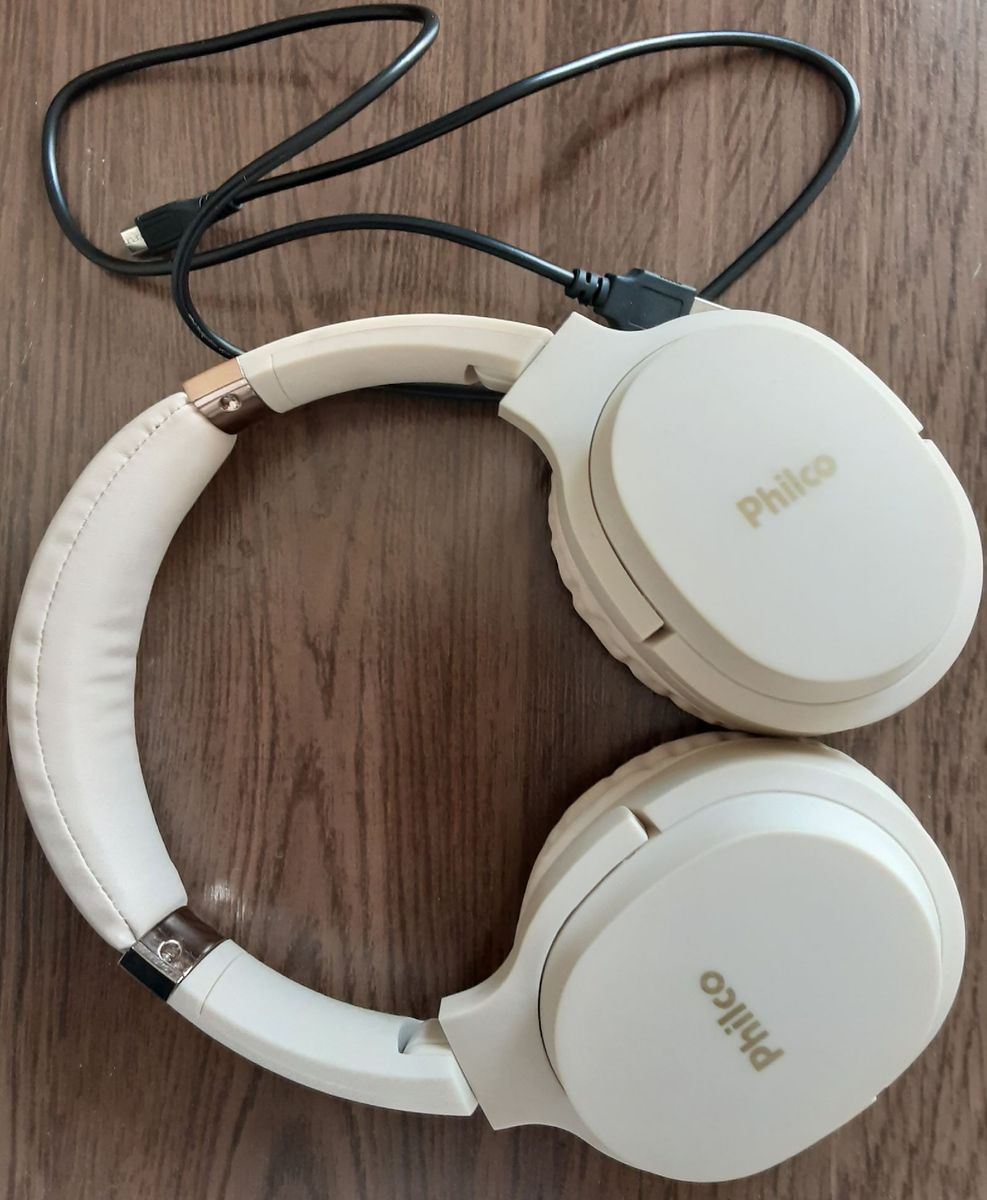 Headphone Bluetooth Philco Wave Bege | Item de Música Philco Usado ...