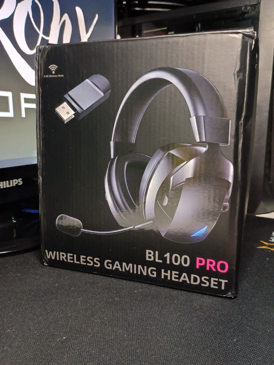 Headset Gamer Acinaci Bl100 Pro sem Fio Preto [novo] | Item Info & Eletro Acinaci Nunca Usado ...