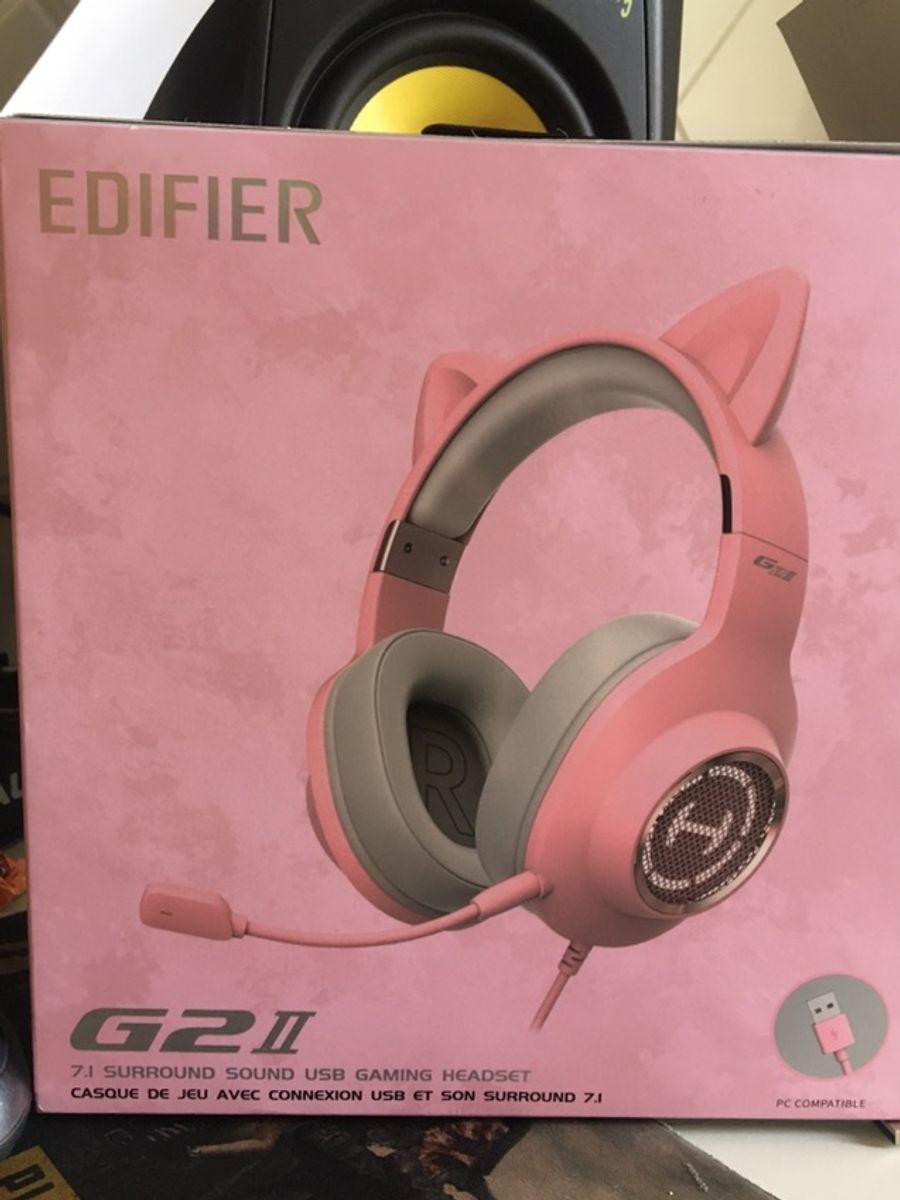 Headset Gamer Edifier G2 Ii Rgb 7.1 Virtual Rosa, G2ii-pk | Item de ...
