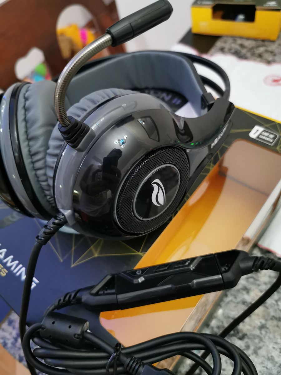 Headset Gamer Heron Ii C3 Tech Novo | Cacareco C3 Tech Nunca Usado ...