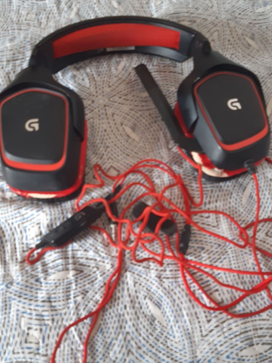 Headset Gamer Logitech G230 | Mouse p/ Computador Logitech Usado ...