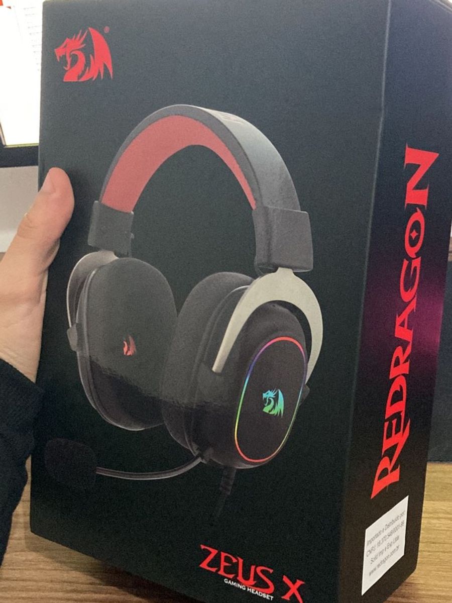 Headset Gamer Redragon Zeus X | Produto Masculino Redragon Nunca Usado ...