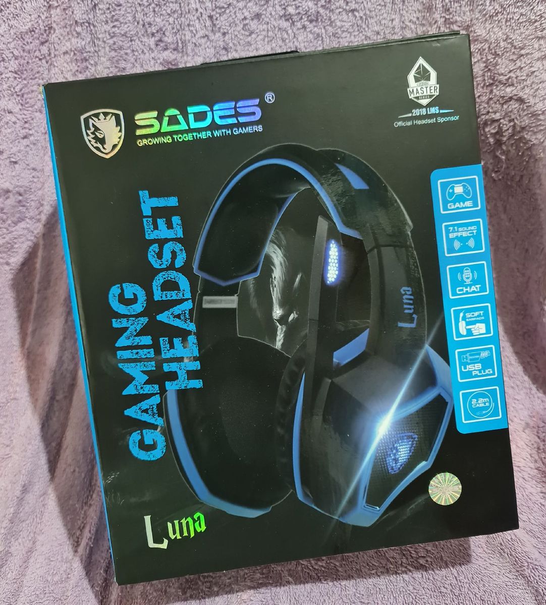 Headset Gamer Sade Luna 7.1 | Item Info & Eletro Sades Usado 61613840 ...