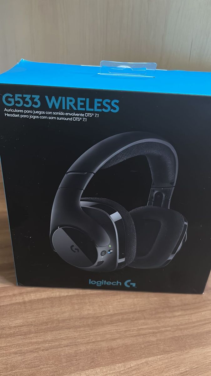 Headset Gamer sem Fio Logitech G533 - 7.1 Dolby Surround - Novo ...