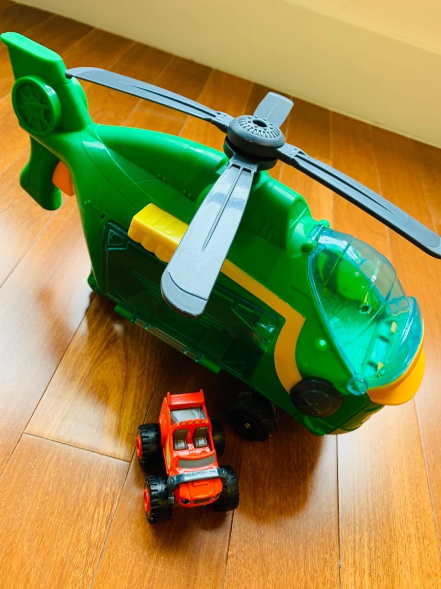 Helicóptero Blaze And The Monsters Machines com Carrinho | Brinquedo ...