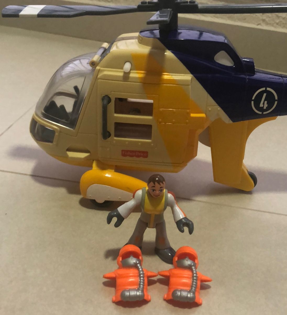 Helicóptero de Salvamento Imaginext | Brinquedo Usado 77072161 | enjoei