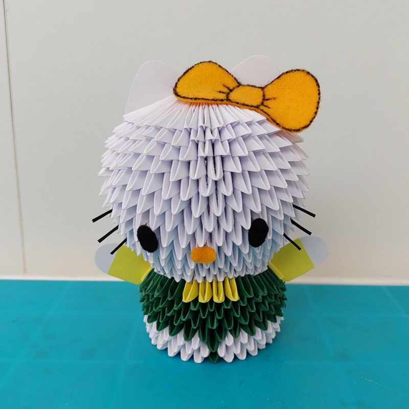 3d Origami Hello Kitty Instructions