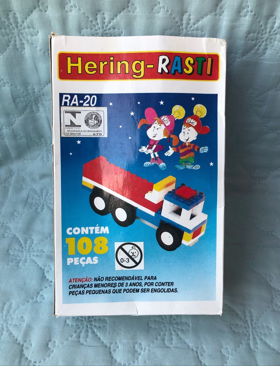 Hering Rasti Brinquedo Antigo Caminhão 108 Peças Lacradas Beto Carrero ...
