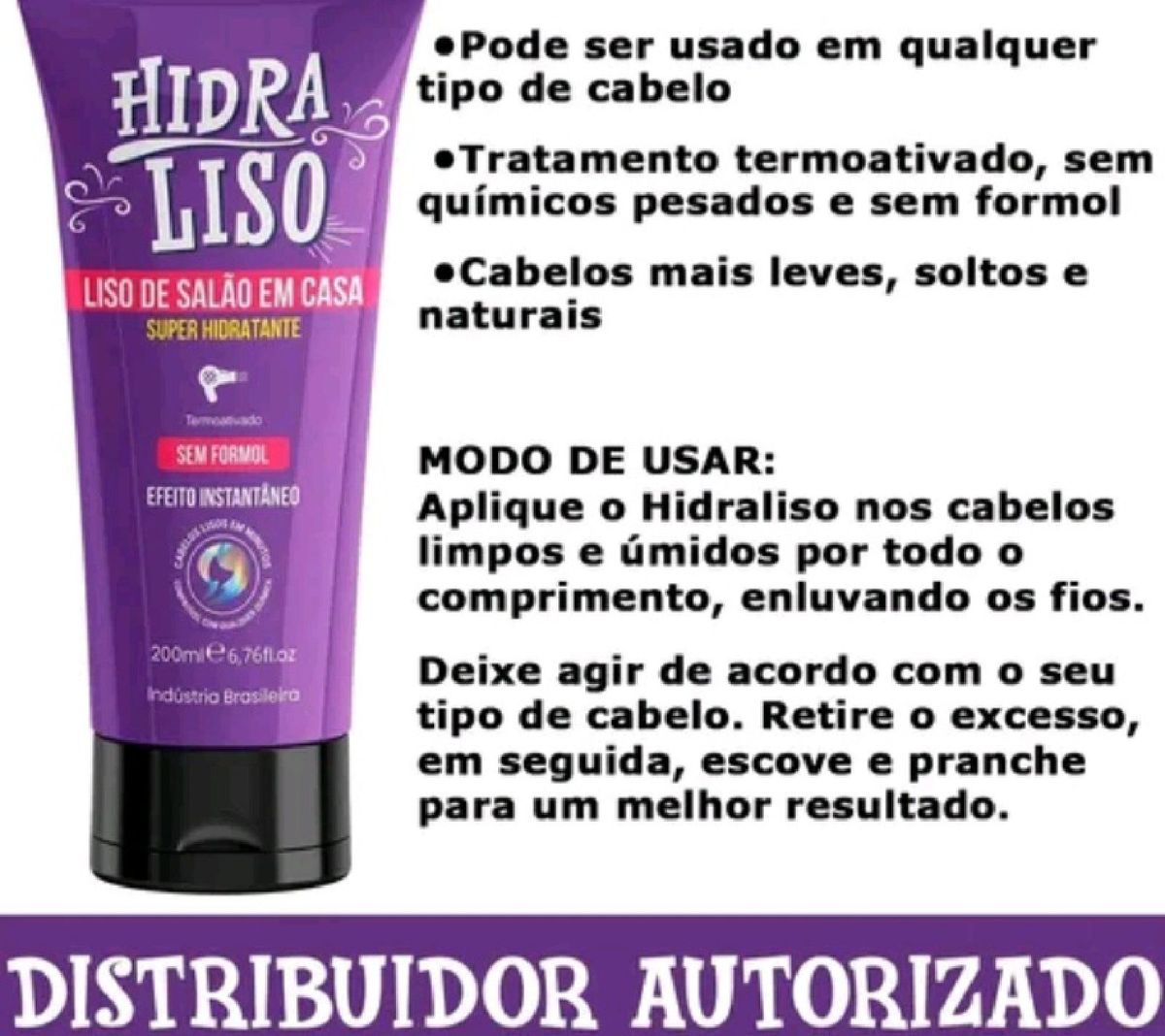 Hidra Liso | Produto p/ Cabelos Feminino Hidra Liso Nunca Usado ...