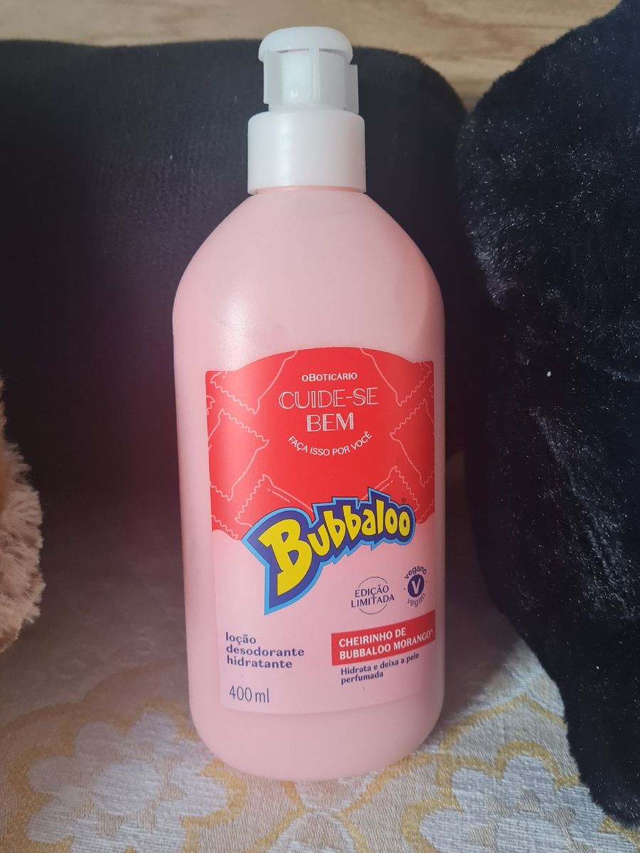 Hidratante Bubbaloo Morango 400 Ml | Cosmético Feminino O Boticario ... Hidratante Bubbaloo Morango 400 Ml | Cosmético Feminino O Boticario ...