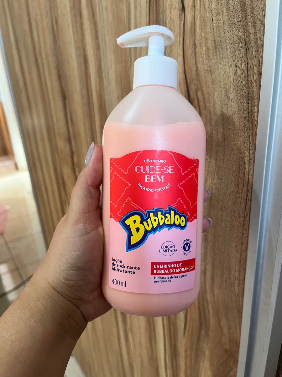 Hidratante Corporal Bubaloo De Morango Cosmético Feminino O Boticário