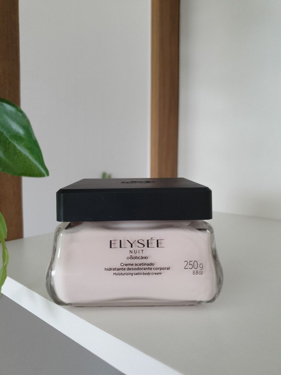 Hidratante Elysée Nuit (creme Acetinado) - Boticário, 300 G | Perfume ...