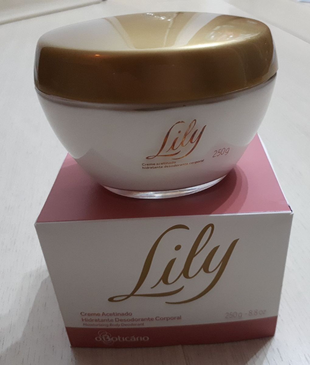 Hidratante My Lily O Boticário | Cosmético Feminino O Boticário Nunca ...