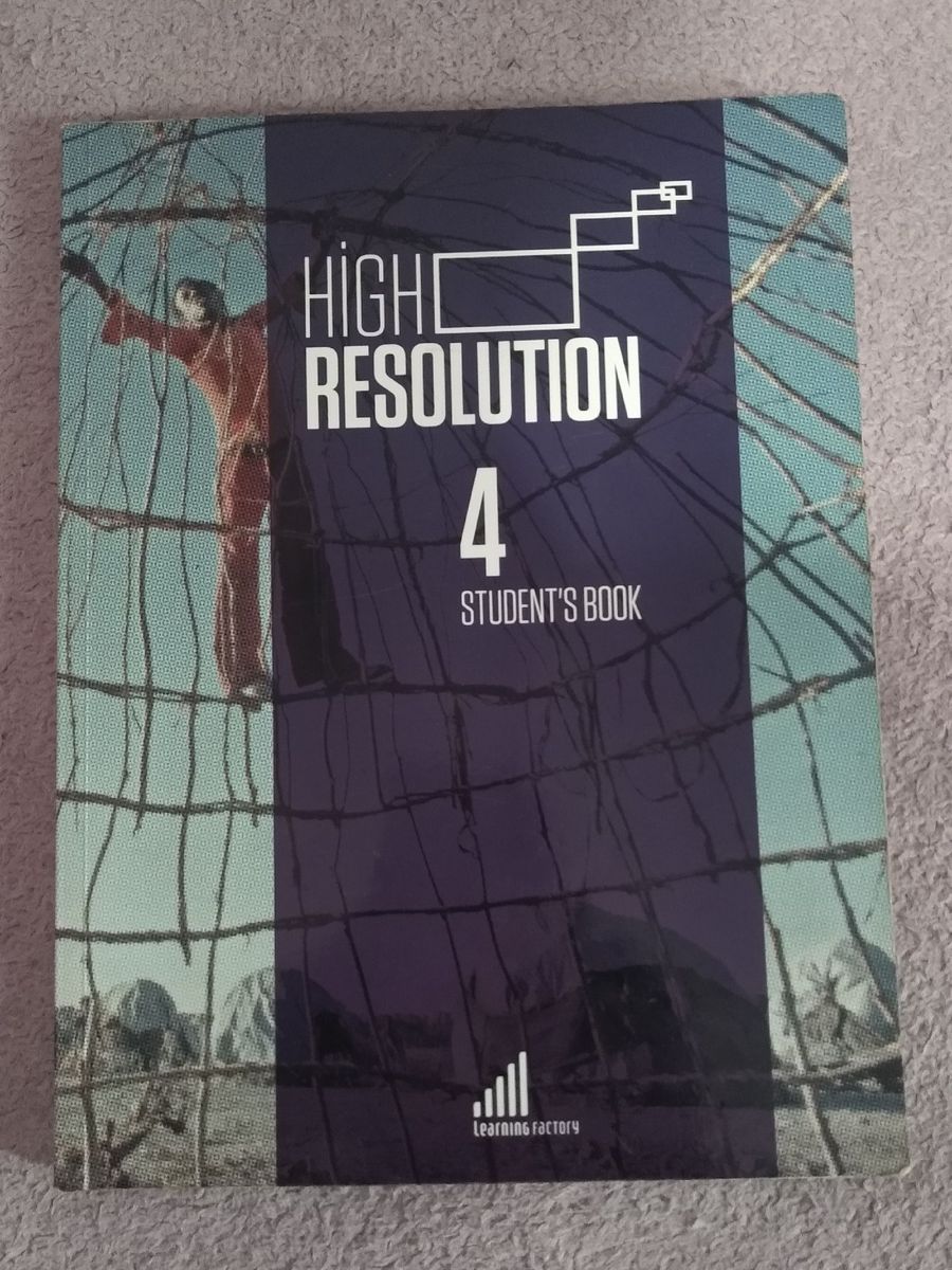High Resolution 4 - Student's Book | Livro Learning Factory Usado ...