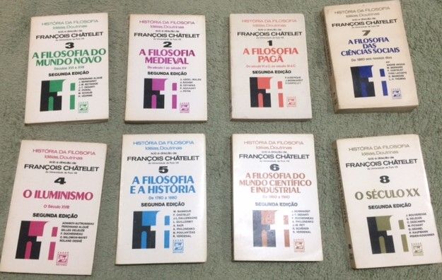 História da Filosofia - François Chatelet | Livro Zahar Usado 70035601 ...