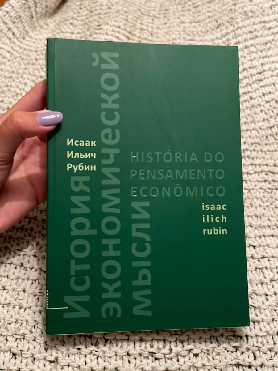 História do Pensamento Econômico Isaac Ilich Rubin | Livro Ufrj Usado ...