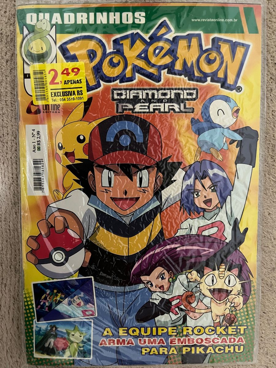 História em Quadrinhos Pokemon Volume 4 | Livro Editora Online Usado ...
