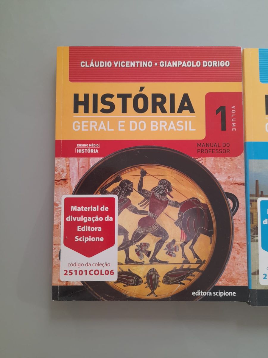 História Geral e do Brasil: Cláudio Vicentino (box Completo Nunca Usado ...