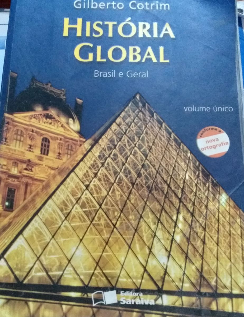 História Global Brasil e Geral Gilberto Cotrim Volume Único | Livro ...