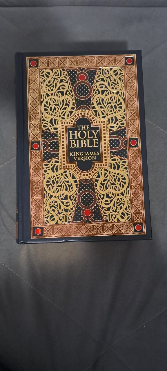 Holy Bible (bíblia em Inglês) - Luxo Rara | Livro Barnes & Noble Nunca ...