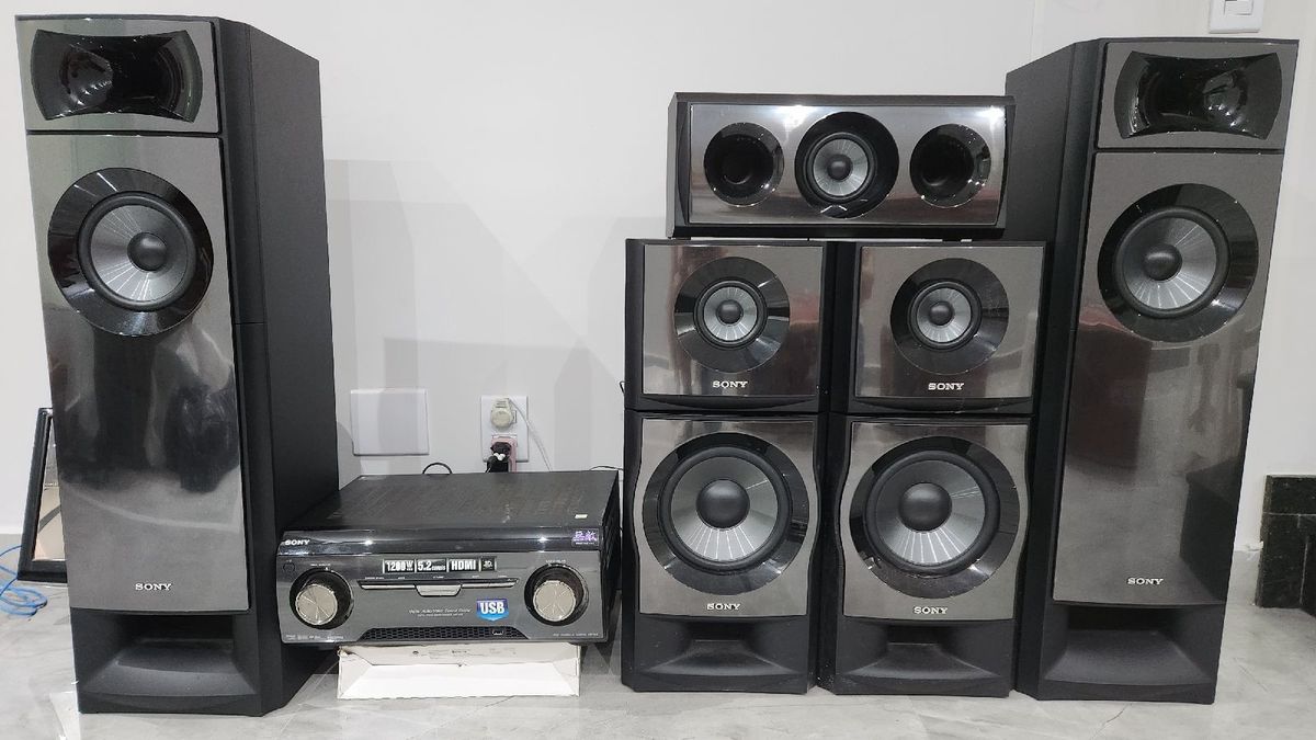 Home Theater Sony Potente 5.2 Canais/1.200w Rms | Móvel p/ Casa Sony ...