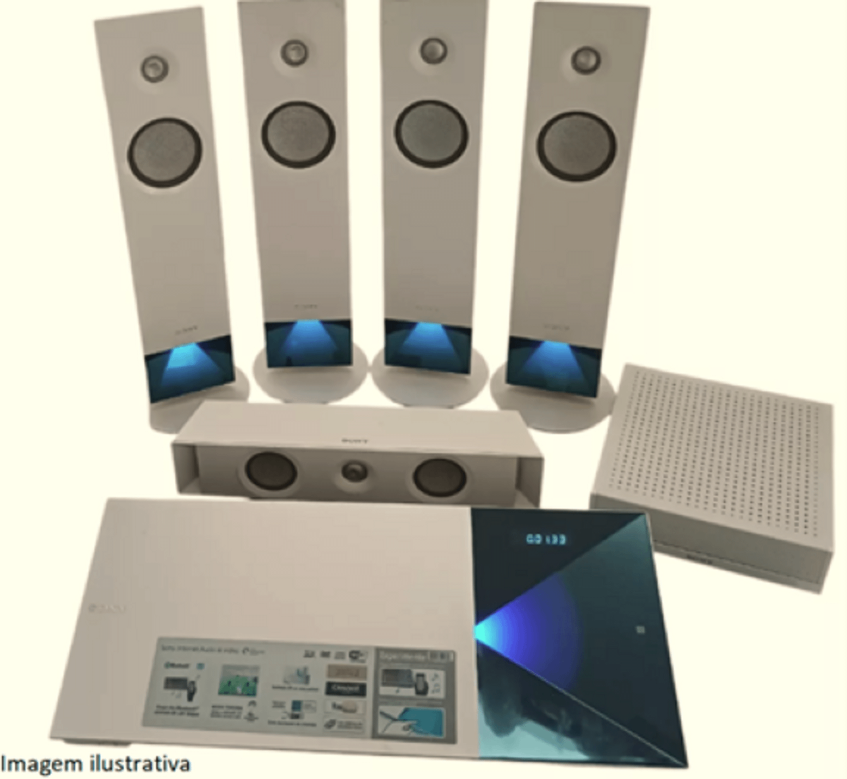 Home Theater Sony Integrado. Pouco Uso. | Item Info & Eletro Sony Usado 117765824 | enjoei