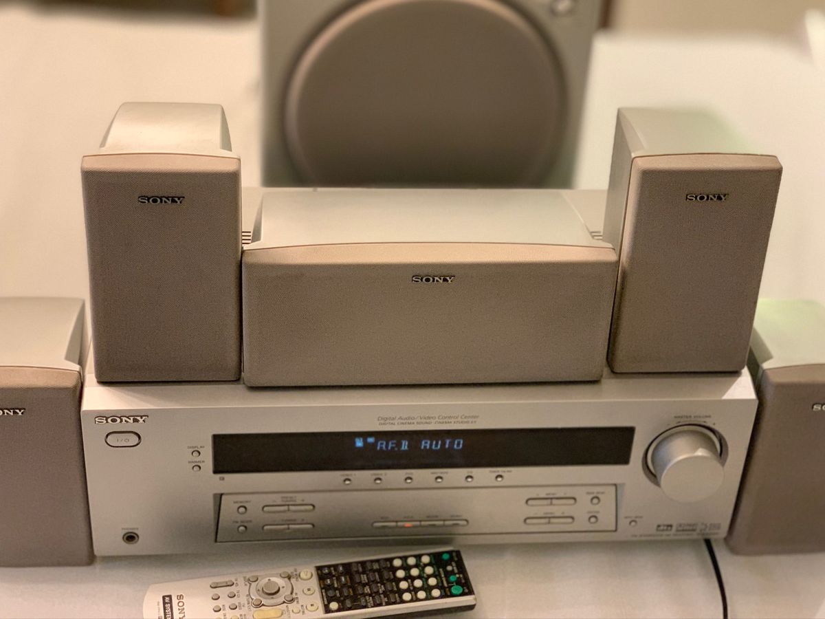 Home Theater Sony Str K750 P Completo | Eletrodoméstico Sony Usado ...