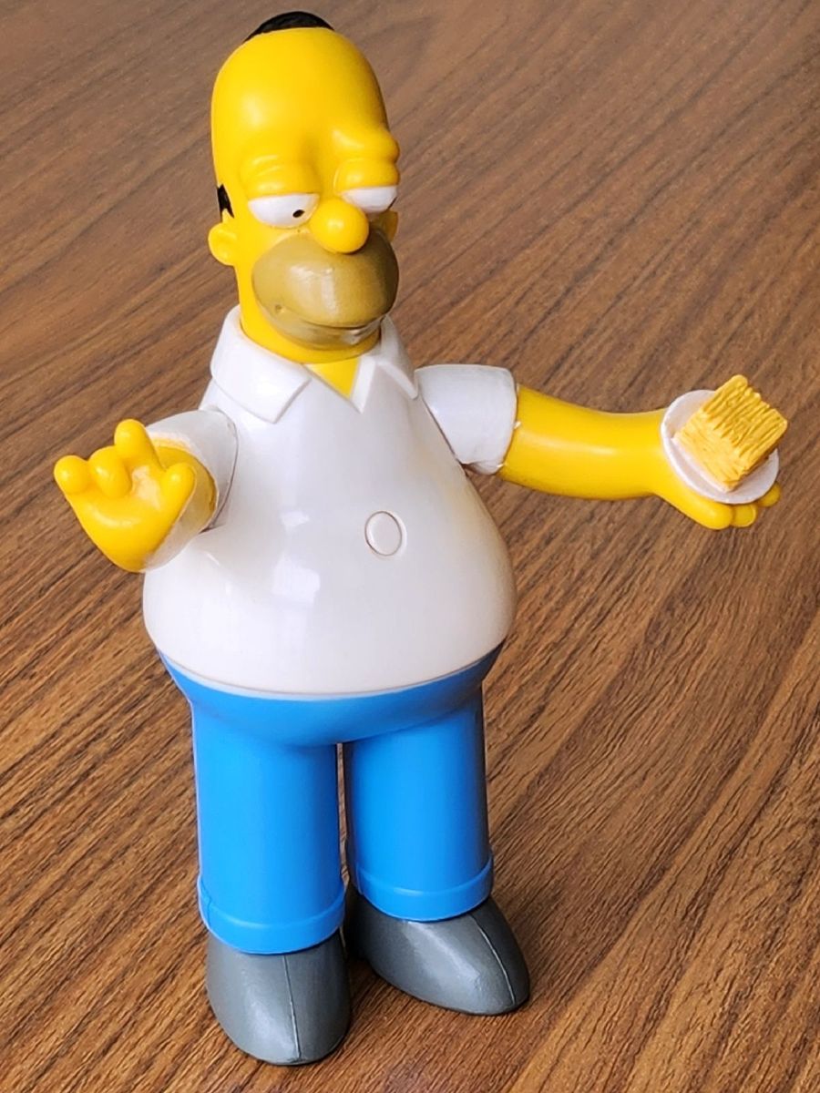 Homer Simpson - Action Figure - Falante | Produto Vintage e Retro ...