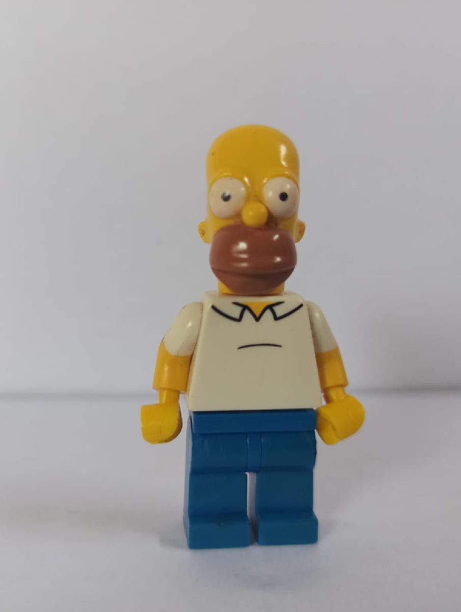 Homer Simpson Mini Figura Lego Original | Brinquedo Lego Usado 81831674 ...