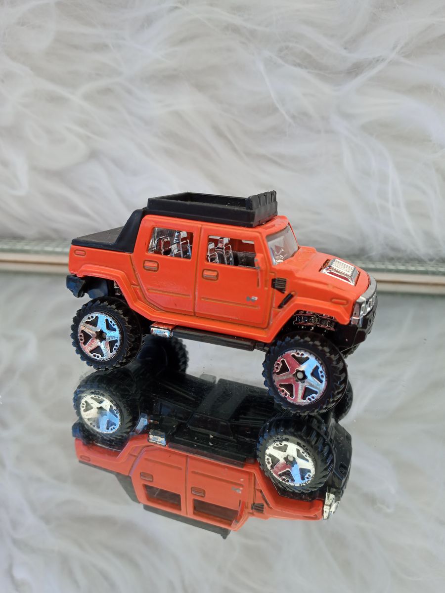 Hot Wheels Humer H2 Camionea Doble Cabina Tm Gm Laranja, 7cm de ...