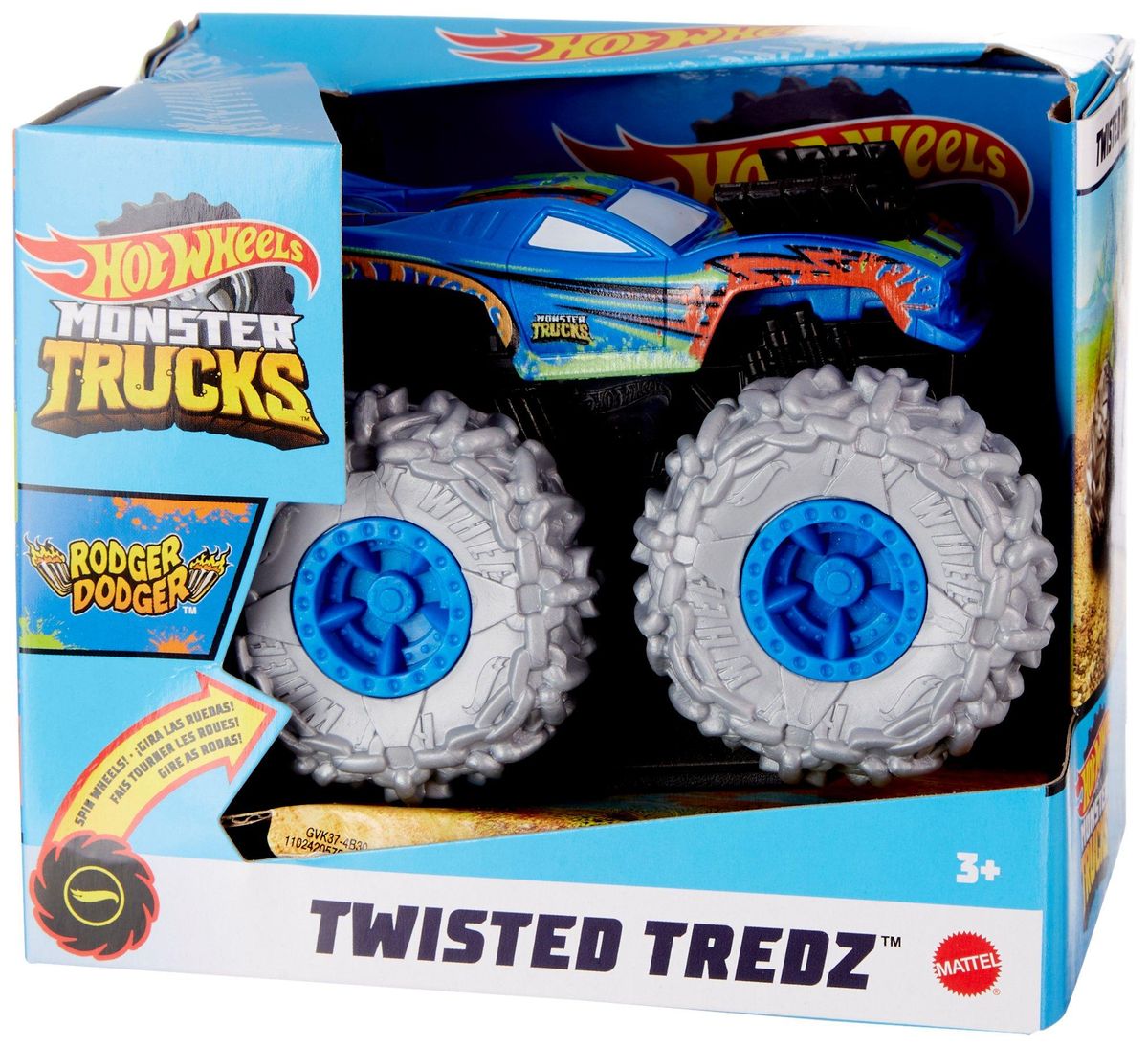Hot Wheels Monster Twisted Tredz - Rodger Dodger | Mattel Nunca Usado ...
