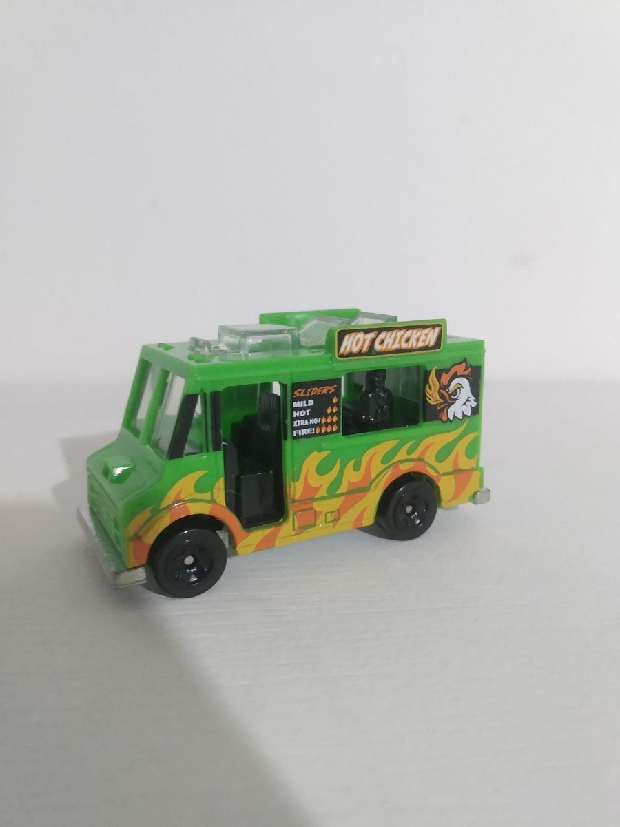 Hot Wheels Quick Bite Hot Chicken Mattel Furgão Excelente Estado Modelo ...