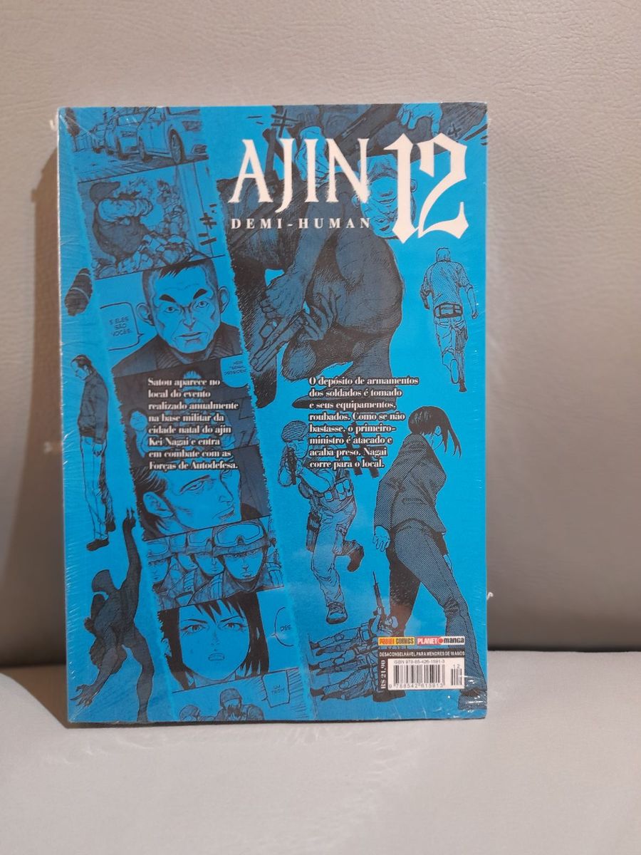 Hq Ajin Vol. 12- Demi.human e Gamon Sakurai | Livro Panini Comics Nunca ...