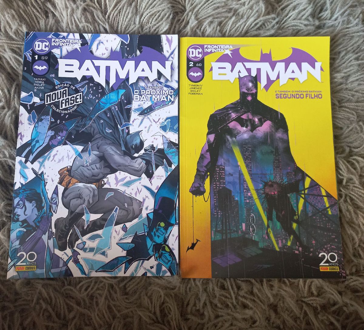 Hq Batman Nova Fase 1 e 2 | Livro Panini Usado 73506814 | enjoei