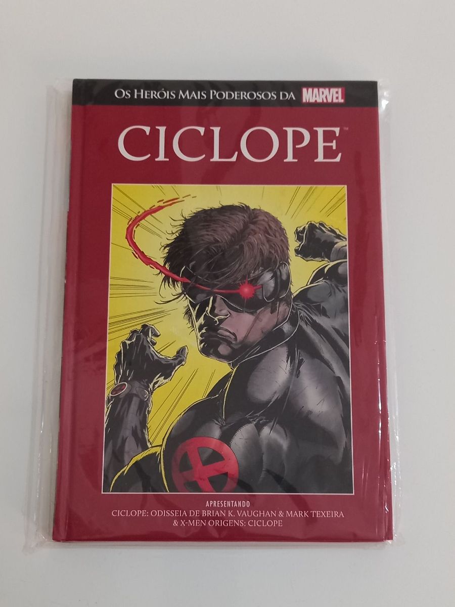 Hq Capa Dura Ciclope Os Heróis Mais Poderosos Da Marvel Produto