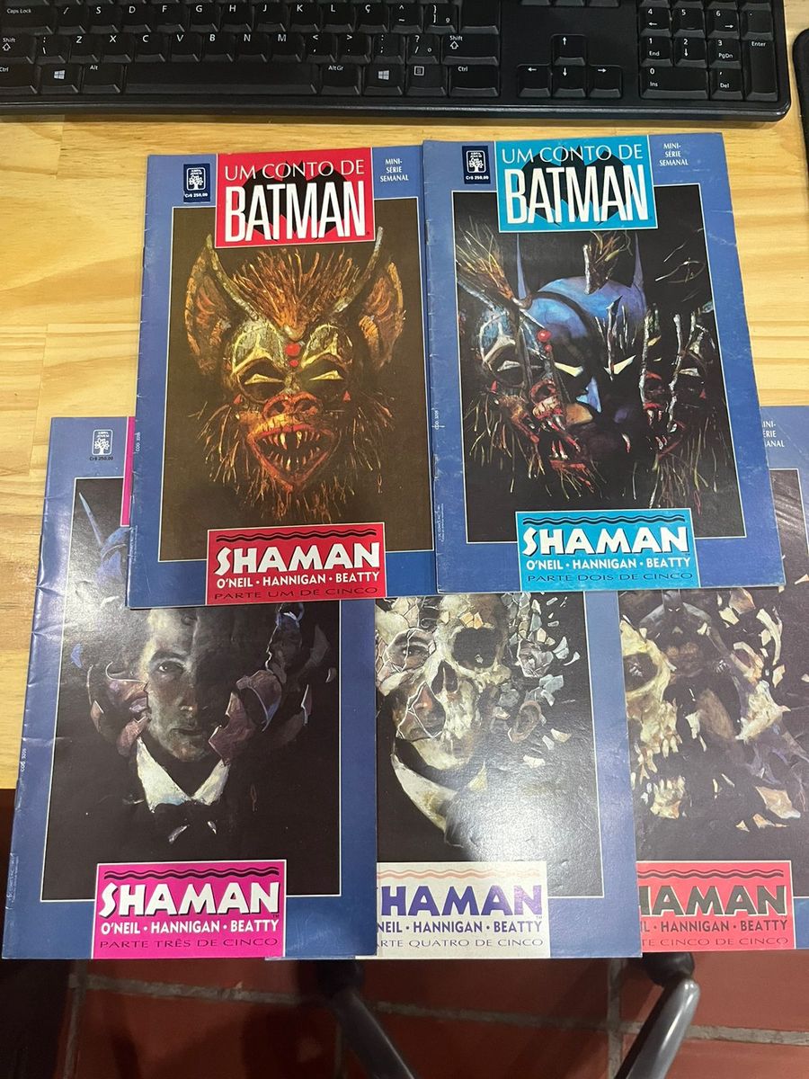 Hq Um Conto de Batman - Shaman - Completo do 1 Ao 5 | Livro Editora ...