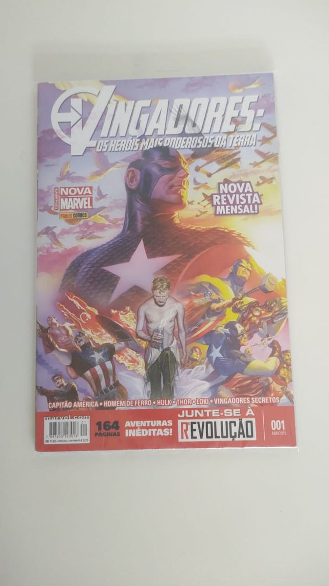 Hq Vingadores Os Heróis Mais Poderosos Da Terra Primeira Edição Livro