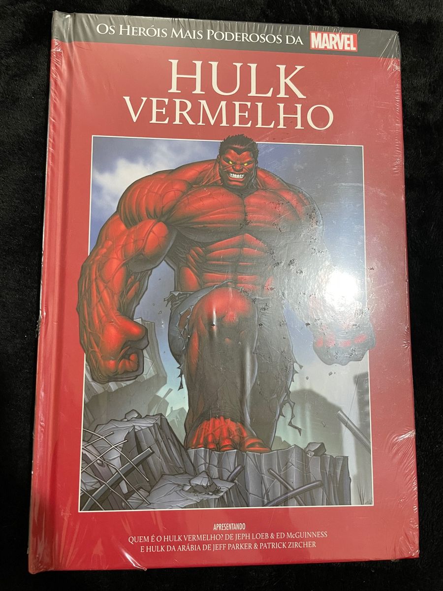 Hulk Vermelho Os Heróis Mais Poderosos Da Marvel Livro Salvat Nunca