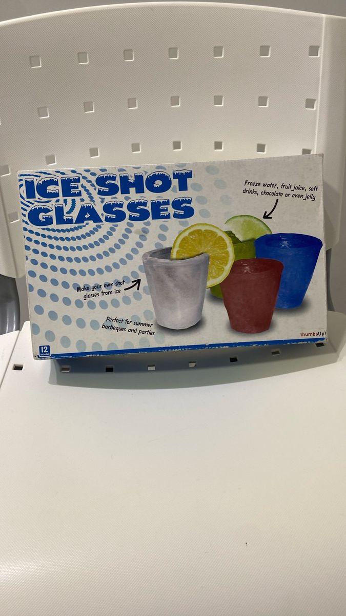 Ice Shots 12 Peças Drink Gelado | Móvel de Cozinha Ice Glasses Nunca ...