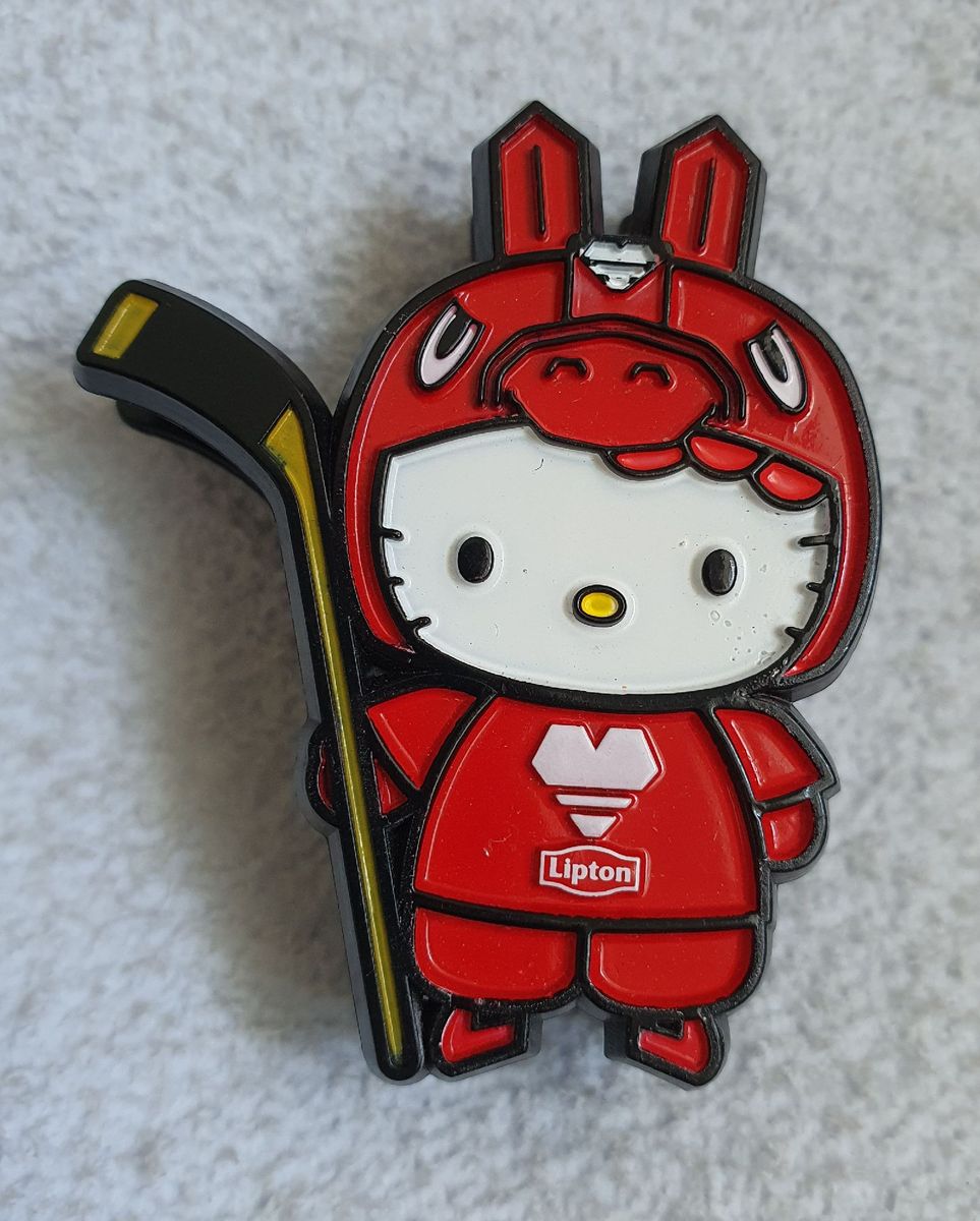 Imã de Geladeira Hóquei Hello Kitty | Cacareco Hello Kitty Nunca Usado ...